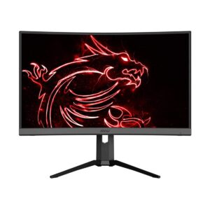 msi non-glare with narrow bezel 240hz 1ms height adjustment 1500r curvature amd freesync hdmi/dp/usb hdr ready 1920 x 1080 fhd 27” gaming monitor (optix mag272crx), black