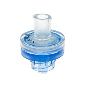 gvs filter technology, syringe filter, abluo, 13mm, ca membrane, 0.22µm, acrylic housing, blue color, 100/pk