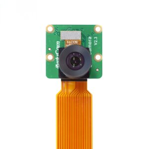 arducam mini 8mp imx219 camera module for jetson orin nx/agx orin, with low distortion 105°(d) fov m12 lens, compatible with raspberry pi cm3 / cm3+