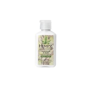 hempz sandalwood & apple herbal body moisturizer, 2.25 fl oz