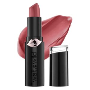 wet n wild mega last matte lip color, semi matte hyaluronic acid infused, long lasting full coverage for a nourishing pout, cruelty-free & vegan - wine room