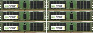 96gb 6x16gb ddr4-2933mhz pc4-23400 288-pin rdimm memory for apple mac pro 2019 7,1 by nemix ram