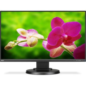 nec 24inch narrow bezel desktop monitor w/ips panel, integrated speakers and led ba