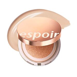 espoir pro tailor be glow cushion spf42 pa++ #3 petal (13g + refill 13g) | natural cover and fresh radiance for an all day bright lasting effect | korean makeup