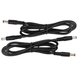 beker 2pcs male to male 5.52.1mm plug dc power adapter cable dc extension cable 5.5 x 2.1mm male plug to 5.5 x 2.1mm male adapter extension cable 3.3ft/1m