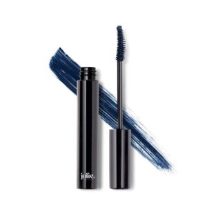 jolie ultra dramatic luxury lash mascara w/curling brush - hypoallergenic, paraben free (navy)