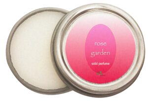 ladybug soap company rose garden natural solid perfume (rose garden, 0.25 oz tin jar)