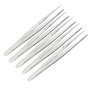 laja imports set of 5 disecting disection science lab tweezers forceps 'splinter (fine point 3.5") for educational use