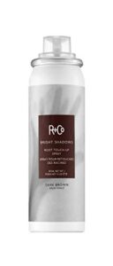 r+co bright shadows root touch-up spray dark brown 59 ml / 1.5 oz