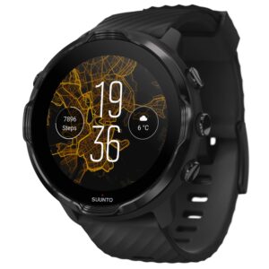 suunto 7 gps sports smart watch, black