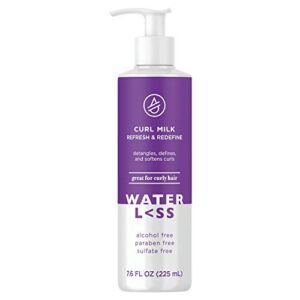 waterless curl milk refresh & redefine 7.6 fl oz | sulfate-free | for curly hair