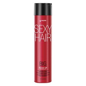 sexyhair big boost up volumizing shampoo with collagen, 10.1 oz | 20% more volume | sls and sles sulfate free | all hair types