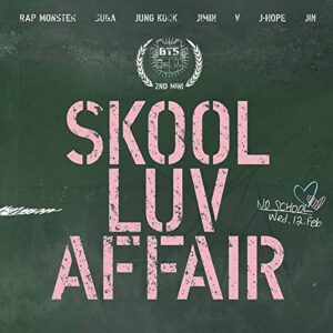 bts - skool luv affair (2nd mini album) album+extra photocards set