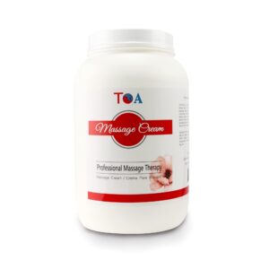 toa unscented cream jar massage hydrating body spa bottle (1 gallon)