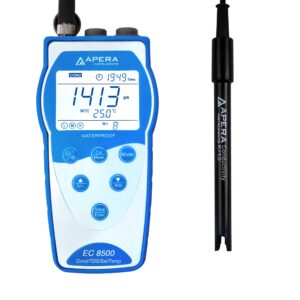 apera instruments premium series ec8500 portable handheld conductivity meter kit