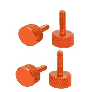 new lon0167 computer pc featured graphics card knurled reliable efficacy head thumb screws orange m3x12mm 4pcs(id:ba3 8f f7 d66)