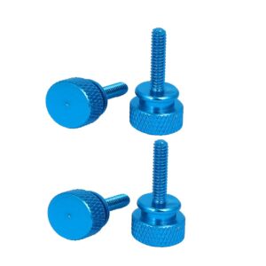 new lon0167 computer pc featured case round head reliable efficacy knurled thumb screws sky blue 6#-32 4pcs(id:25d 91 47 06f)