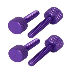 new lon0167 computer pc featured graphics card knurled reliable efficacy head thumb screws purple 6#-32 4pcs(id:f36 35 3f 90f)