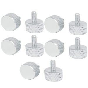 new lon0167 computer pc featured graphics card knurled reliable efficacy thumb screws silver tone m3x6mm 10pcs(id:4bb 13 d4 2a2)