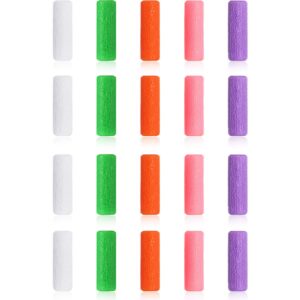 20 pieces aligner tray seaters for aligner trays chompers orthodontic trays(pink, orange, green, purple, white)