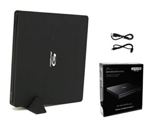 produplicator pioneer bdr-xs07uhd portable 6x ultra hd 4k blu-ray burner external drive bundle with cyberlink software download installation code and usb cable - burns cd dvd bd dl bdxl discs