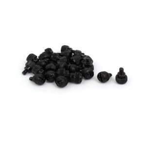 new lon0167 m3.5x5mm male featured thread metal computer reliable efficacy desktop pc case thumb screws black 25pcs(id:64a 95 dc dd9)