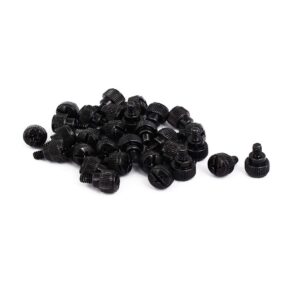 new lon0167 m3.5x5mm male featured thread metal computer reliable efficacy desktop pc case thumb screws black 30pcs(id:a2b e0 af 0ac)