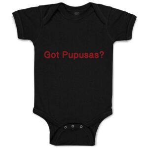 baby bodysuit got pupusas el salvador funny humor boy & girl baby clothes funny cotton black design only newborn