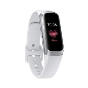 samsung galaxy fit 2019, smartwatch fitness band - international version - silver (renewed)