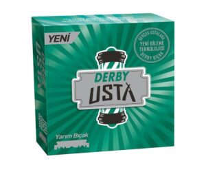 derby usta single edge half shaving blades for straight razors barber salon