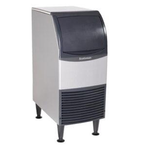 scotsman un1215a-1 15" air-cooled nugget undercounter ice maker machine with 36 lb. storage capacity, 119 lbs/day, 115v, nsf