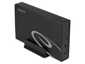 delock external enclosure for 3.5 inch sata hdd with superspeed usb 10 gbps