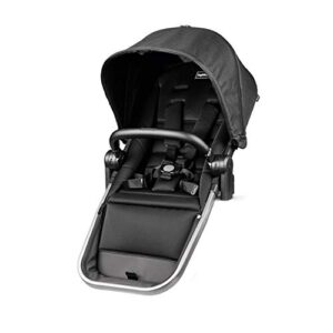 peg perego companion seat - accessory - compatible with ypsi strollers - onyx (black)