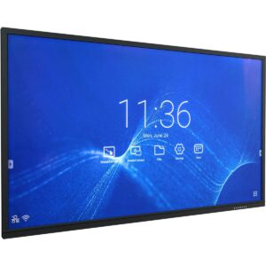 nec cb series cb861q 86" 4k uhd s-ips collaborative touchscreen display with built-in soc and whiteboarding & wireless presenting software, built-in speakers