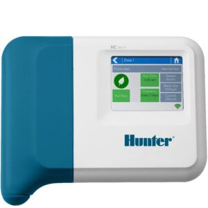 hunter industries hc600i hydrawise hc 6-station indoor irrigation controller, gray