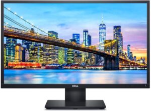 dell e2420h 24in led lcd mon, black