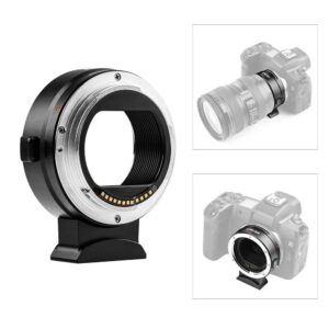 ef-eos r lens adapter auto-focus lens converter control ring compatible for canon ef/ef-s mount lenses and canon eos rp r r5 r6 cameras