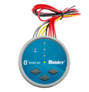 spw hunter node-bt-400 four zone bluetooth enabled irrigation controller 4 station 9v timer nodebt400