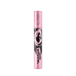 flower beauty by drew barrymore volumizing mascara - warrior princess - with clump free technology for lash lengthening + lash lifting + curling - washable + defining + buildable - black