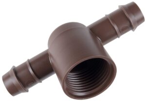 hunter sprinkler pld-075-tb-tee micro irrigation fitting 17mm barb tee x 3/4" thread pld075tbtee