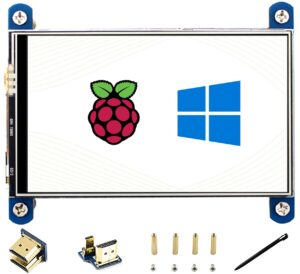 waveshare 4 inch hdmi lcd ips display 800x480 resolution resistive touch screen hdmi interface for raspberry pi 4b/3b+/3b/2b/b+/a+/zero w,support raspbian/ubuntu/kali/retropie