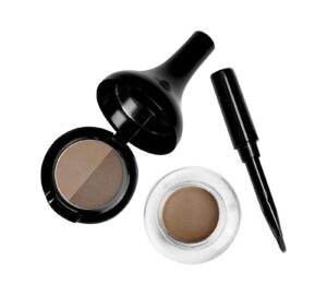 kristofer buckle champion eyebrow pomade and powder blonde 0.09 oz. - all-in-one eyebrows product, pomade & two powders for fuller brows