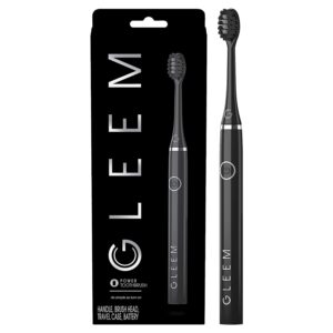 gleem battery powered electric toothbrush, black