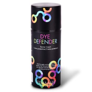 framar dye defender hair color barrier cream - hair color protector, color cream, stain barrier creme, hair dye remover hairline protector - 100 ml