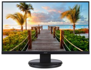 acer kb272hl bix 27" full hd (1920 x 1080) acer visioncare va monitor with flicker-less, bluelight filter and amd freesync technology (hdmi & vga port) (renewed)