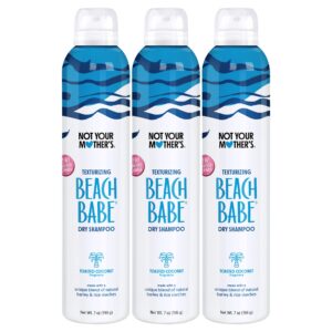 not your mother's beach babe dry shampoo (3-pack) - 7 oz dry shampoo - instantly absorbs oil - hair essentials for all hair types