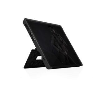 stm dux shell for microsoft surface pro x (2019/2020/2021) - durable and protective case - black