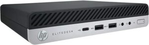 hp elitedesk 800 g5 mini (latest generation) intel core i5-9500 9th gen (six core, 3.0ghz) 8gb ddr4 ram 256gb pcie ssd intel ac wifi windows 10 professional (renewed)