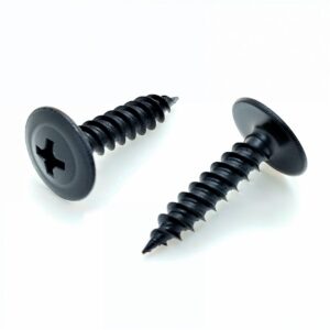 500 qty #8 x 3/4" black phillips modified truss head wood screws (bcp1108)