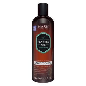 hask tea tree & rosemary oil scalp care conditioner - 12 fl oz